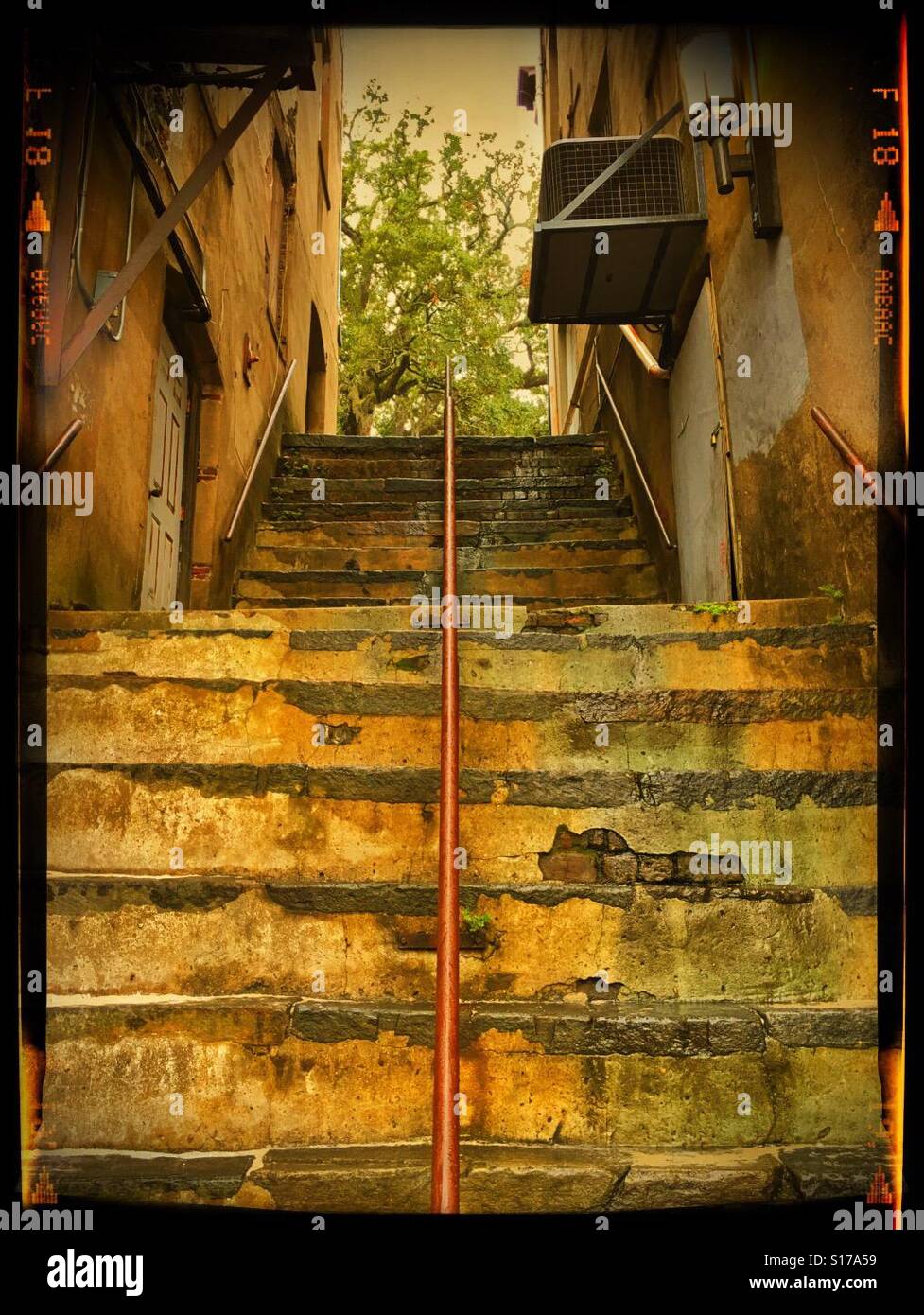 Very old stairway hi-res stock photography and images - Alamy