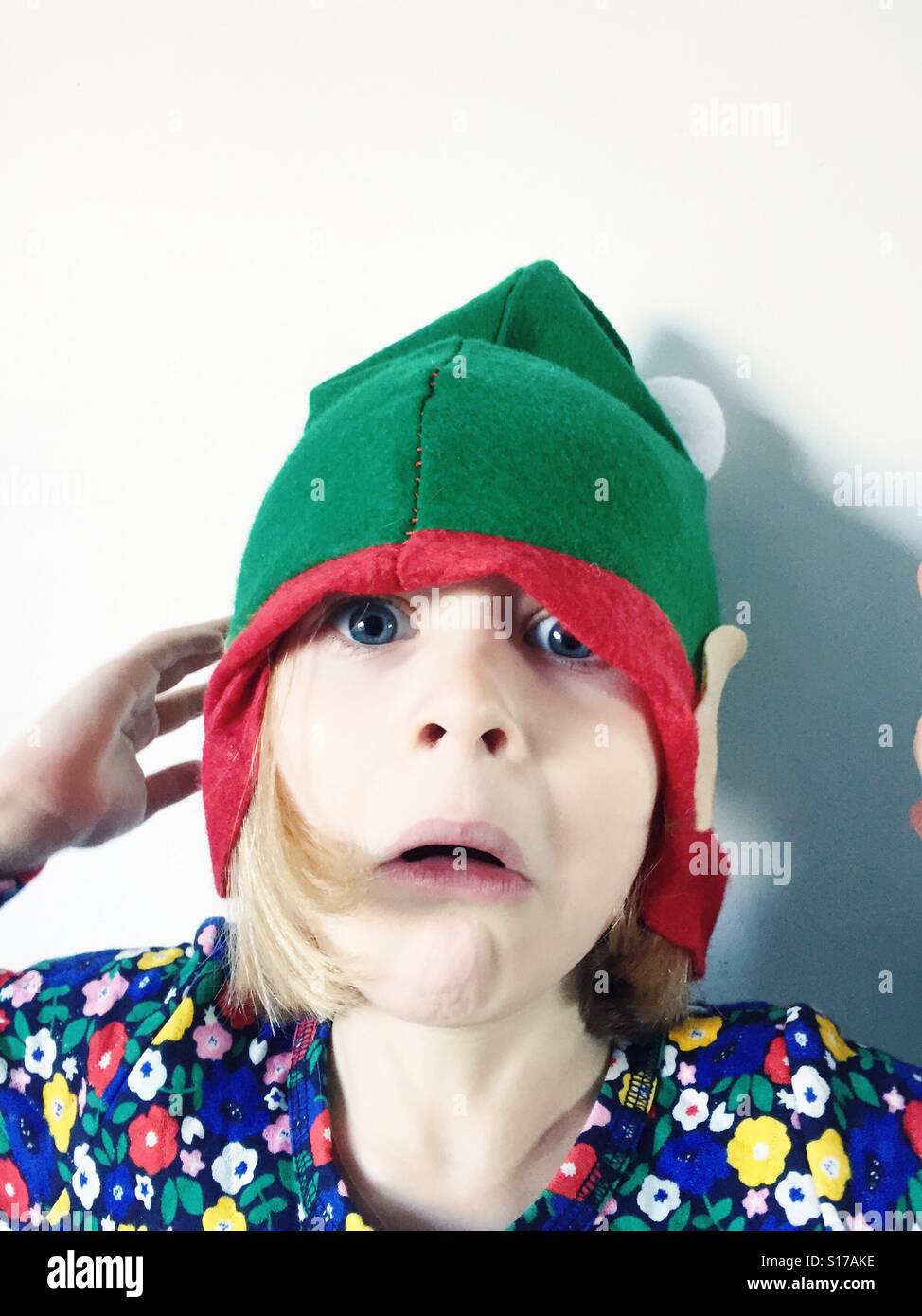 Elf hat hi-res stock photography and images - Alamy