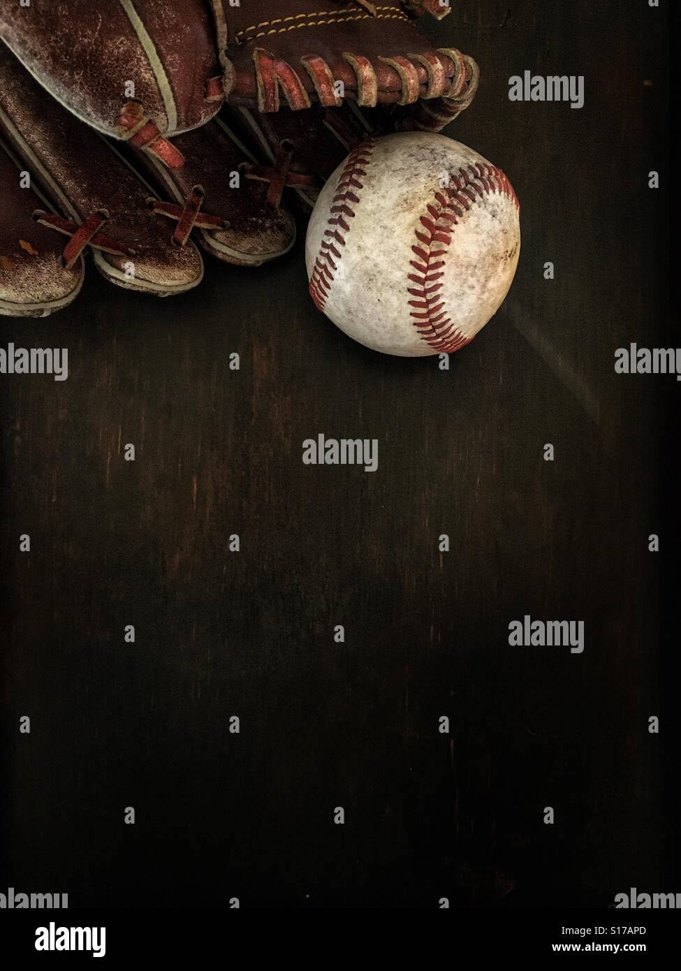 Baseball close up Stock Photo - Alamy