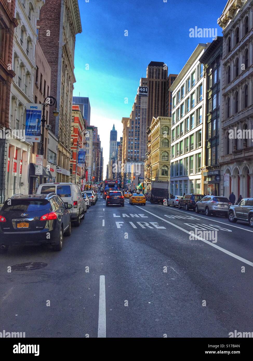 Road in New York City, SoHo, USA, America Stock Photo - Alamy