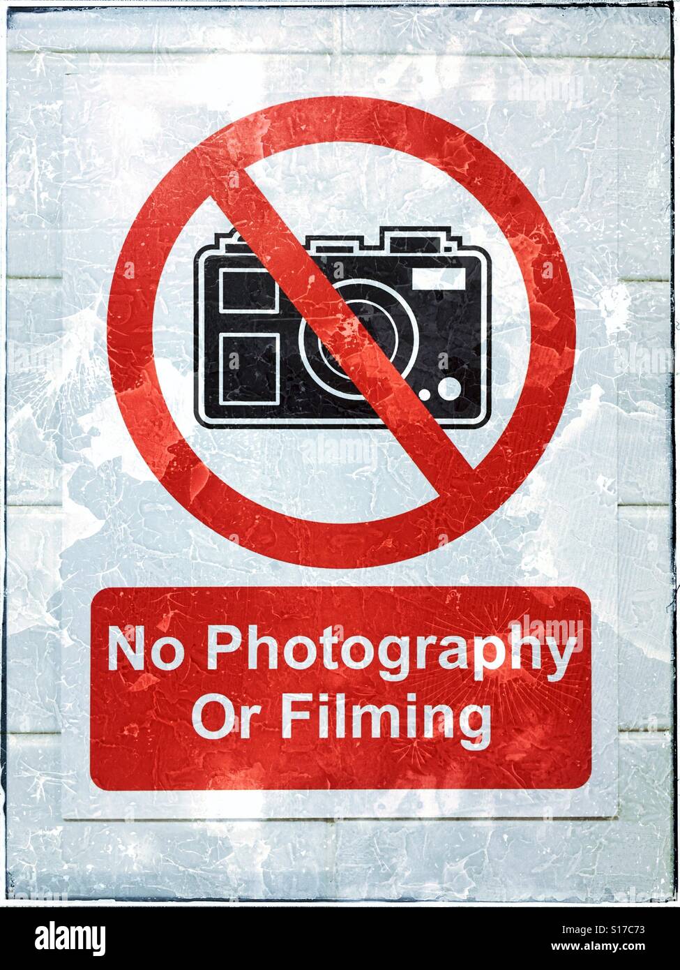 "NO PHOTOGRAPHY OR FILMING" Hang on - if that's the case, how was this ...