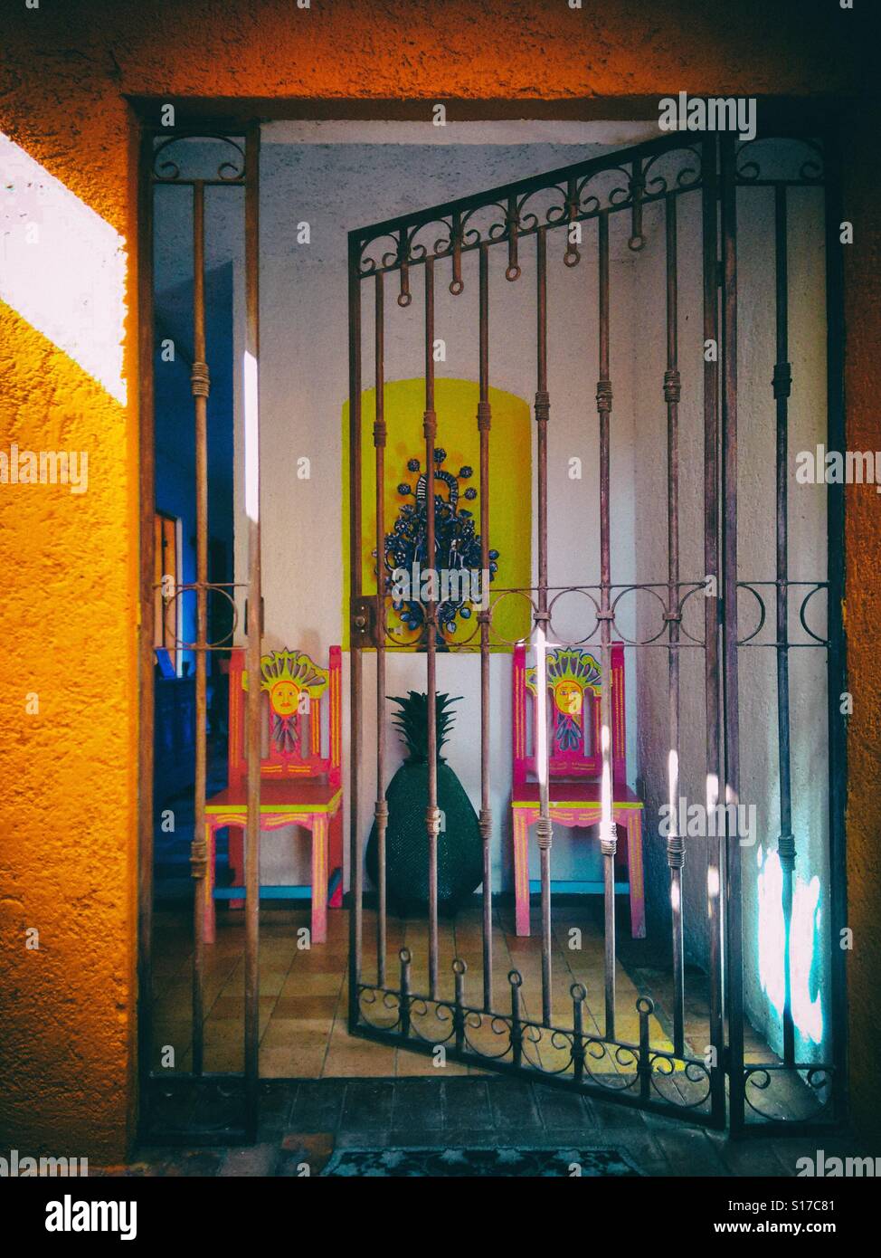 Mexican door hi-res stock photography and images - Alamy