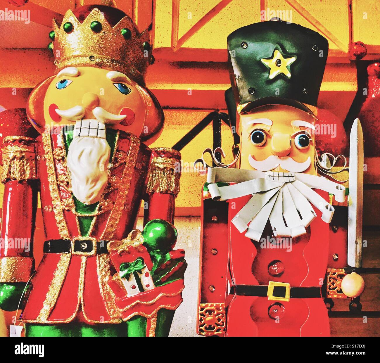 Christmas toy soldiers Stock Photo - Alamy