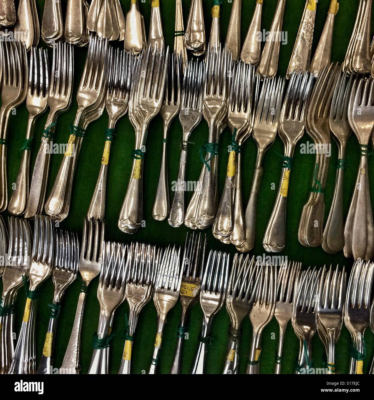 Old vintage cutlery forks Stock Photo - Alamy