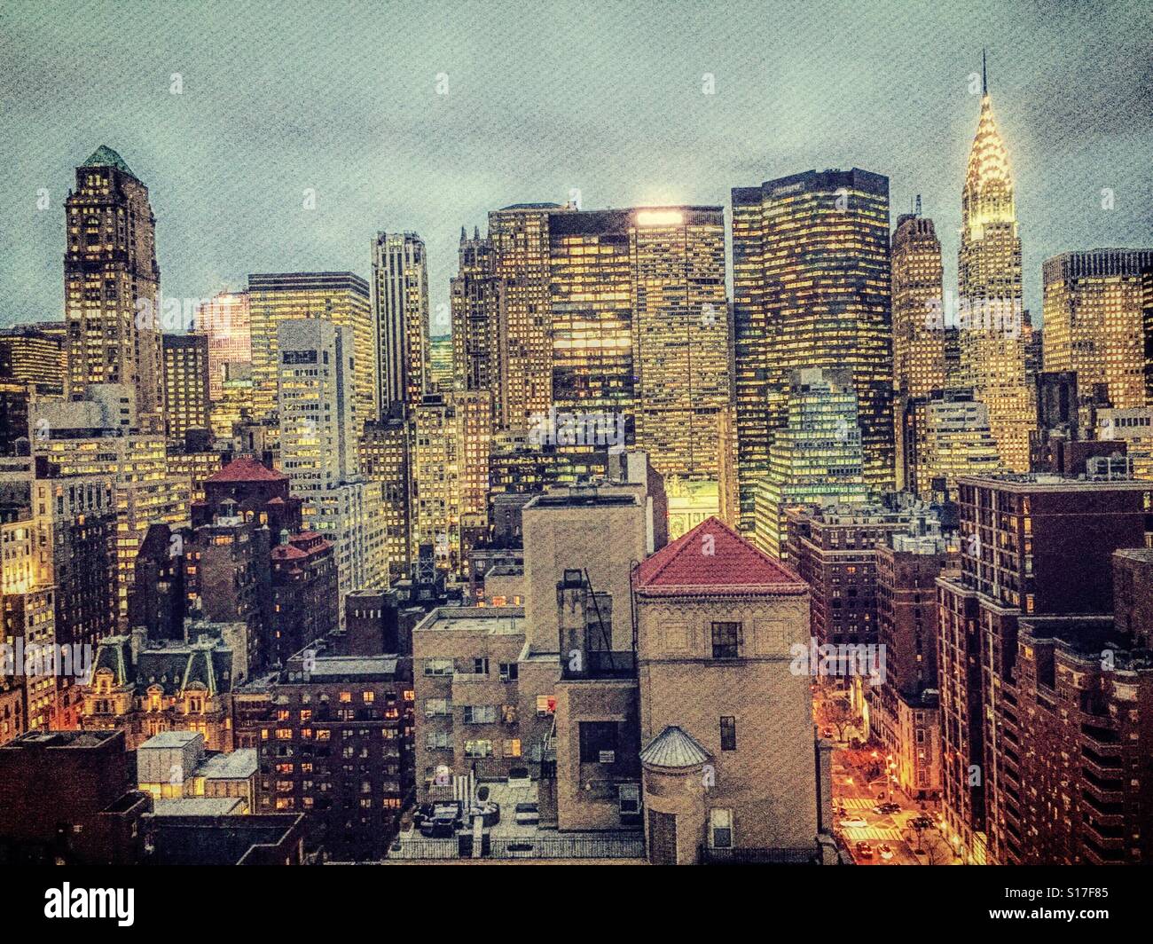 Skyscrapers including metlife building smartphone stock photos and ...