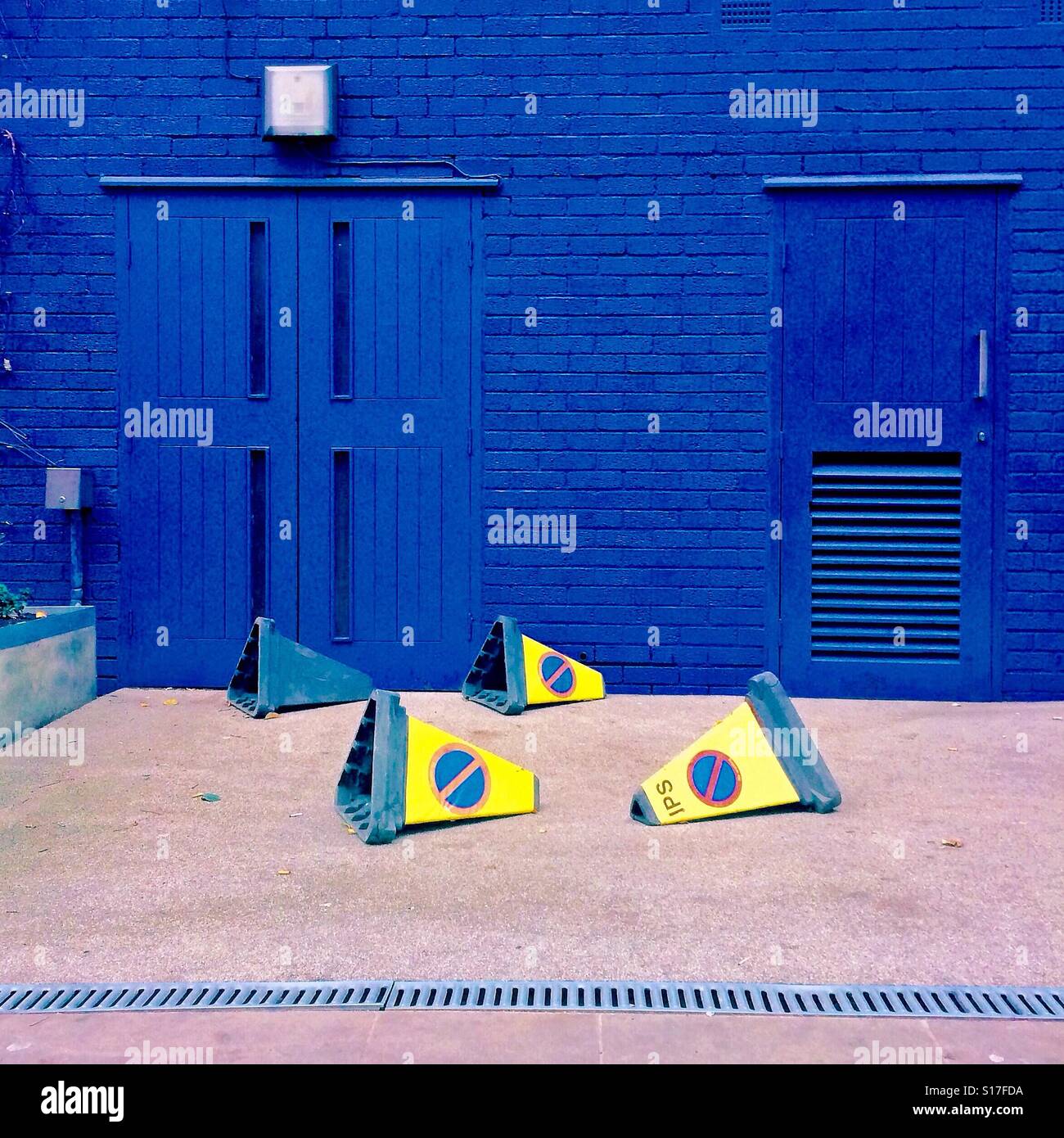 Pavement Rage - Nevermind the Bollards Stock Photo - Alamy