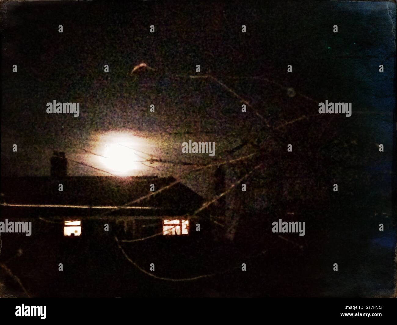 Clear bright moon hi-res stock photography and images - Alamy