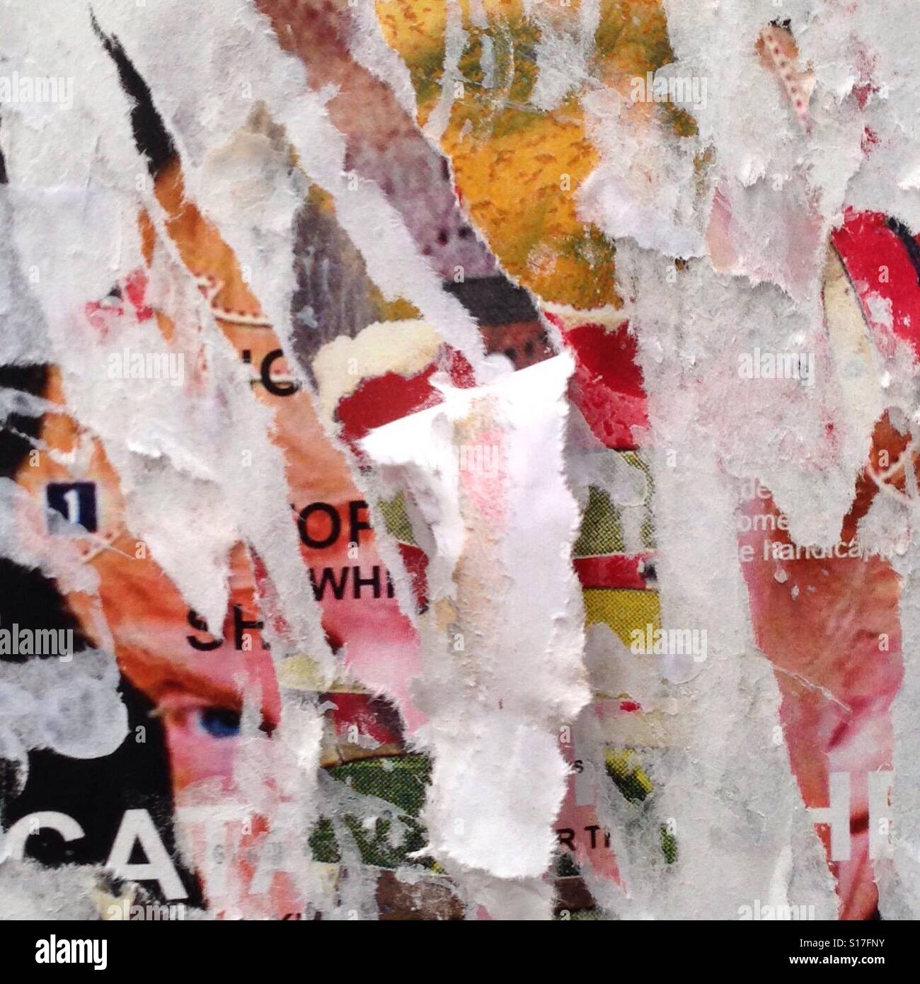 Torn posters hi-res stock photography and images - Alamy