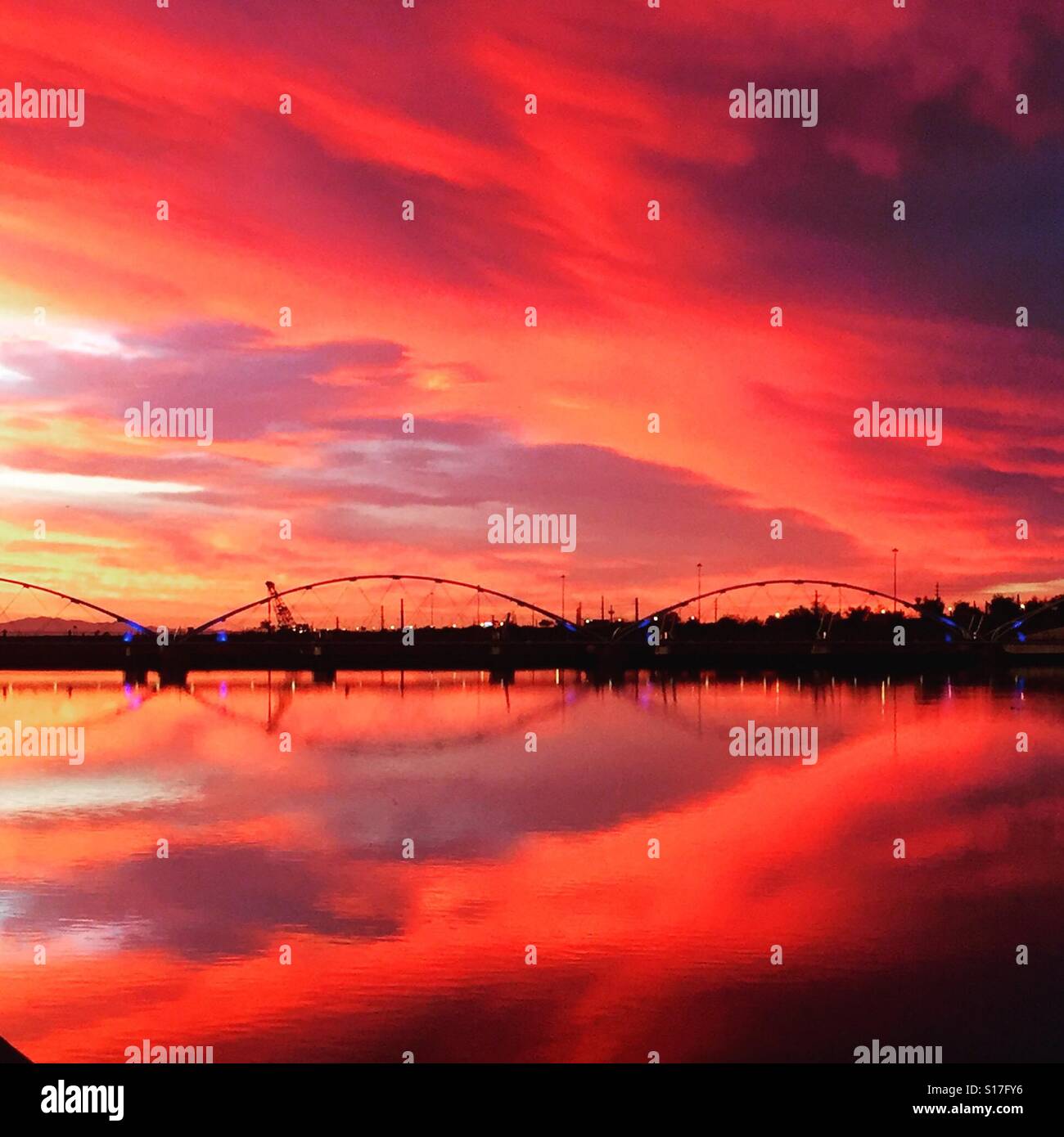 Tempe pedestrian bridge hi-res stock photography and images - Alamy