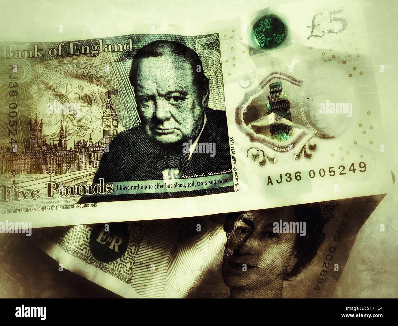Old Five Pounds Note High Resolution Stock Photography and Images - Alamy