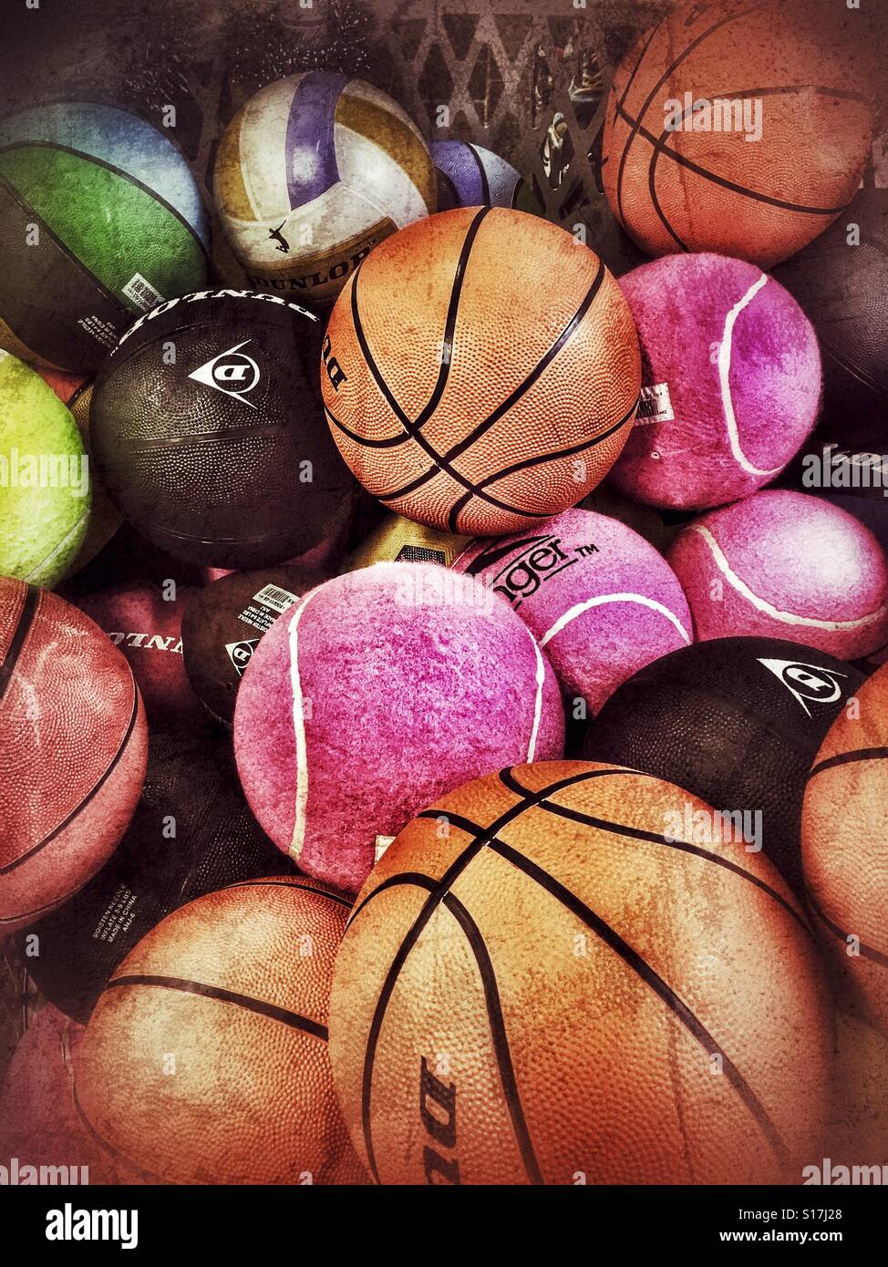 Different sports balls hi-res stock photography and images - Alamy