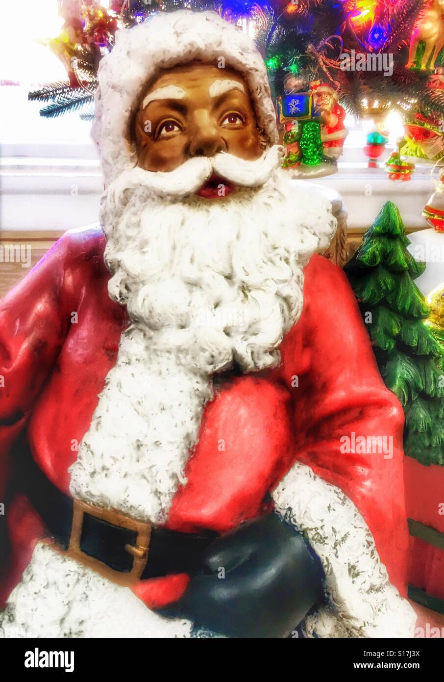 Black santa suit hi-res stock photography and images - Alamy