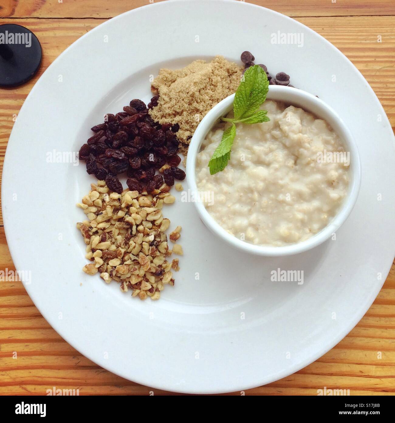 Oatmeal at a local coffee shop Stock Photo - Alamy