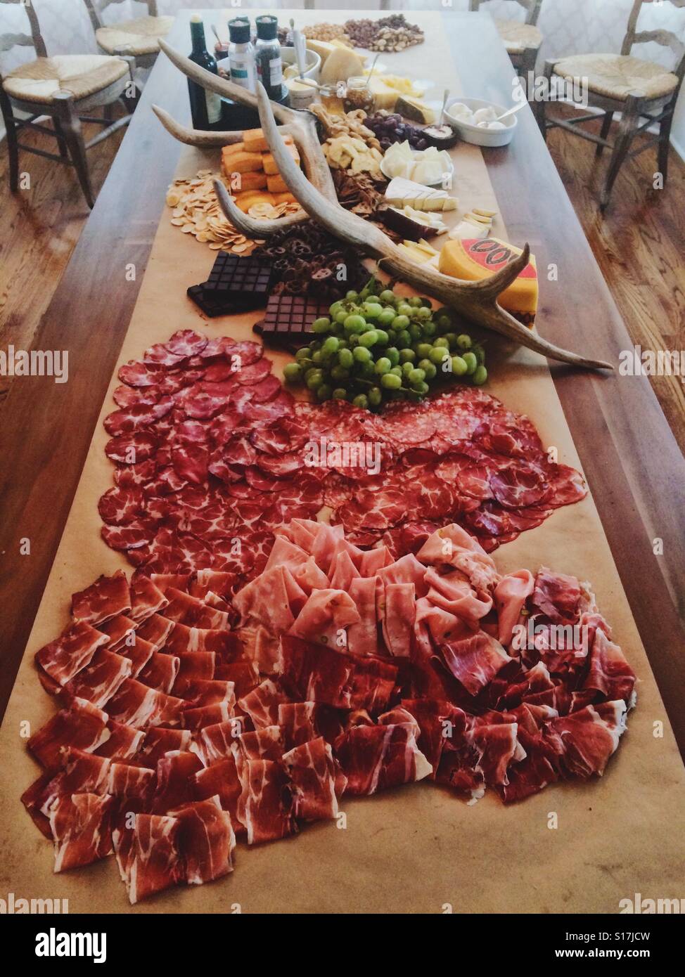Salami party hi-res stock photography and images - Alamy