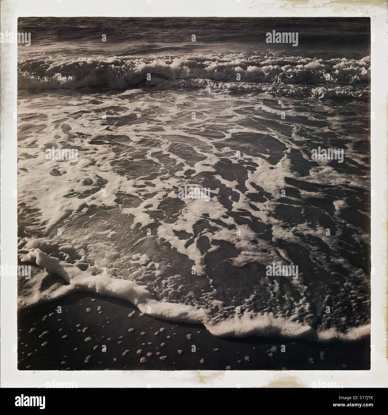 Surf in black-and-white Stock Photo - Alamy