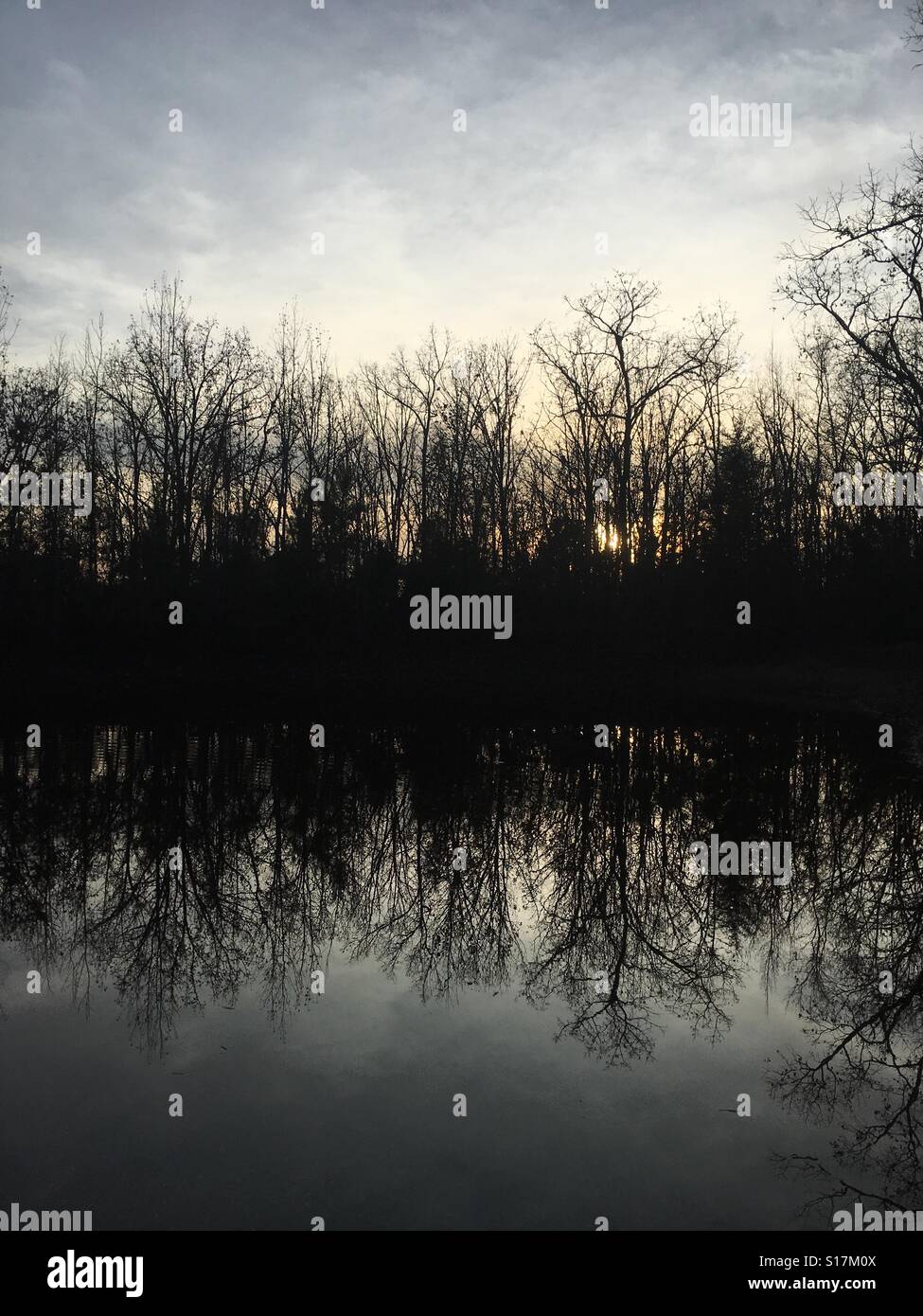 Dusk pond hi-res stock photography and images - Alamy