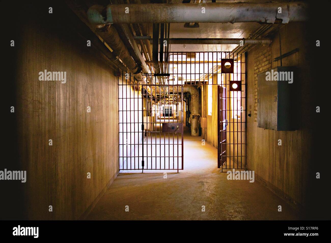 Santa Fe Penitentiary Riot Cellblock Stock Photo - Alamy