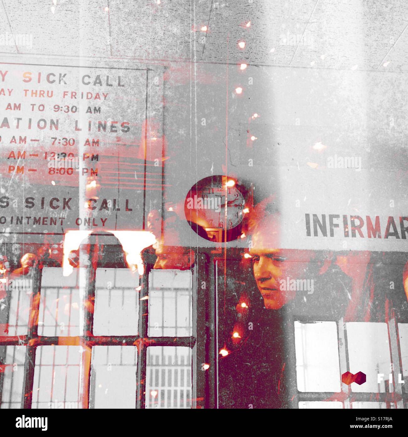 Haunted Halls Penitentiary ghosts apparitions Stock Photo - Alamy