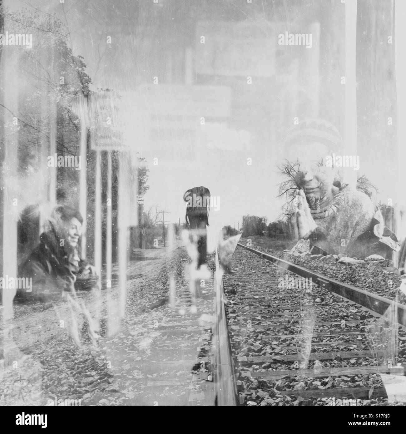 Ghost tracks hi-res stock photography and images - Alamy