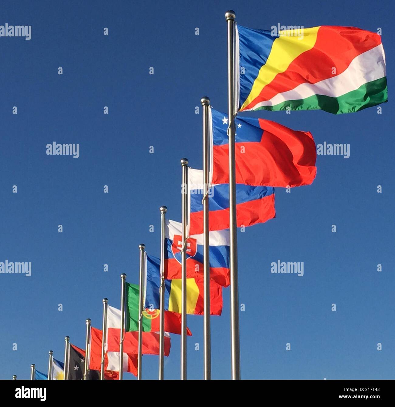 Colourful flags hi-res stock photography and images - Alamy