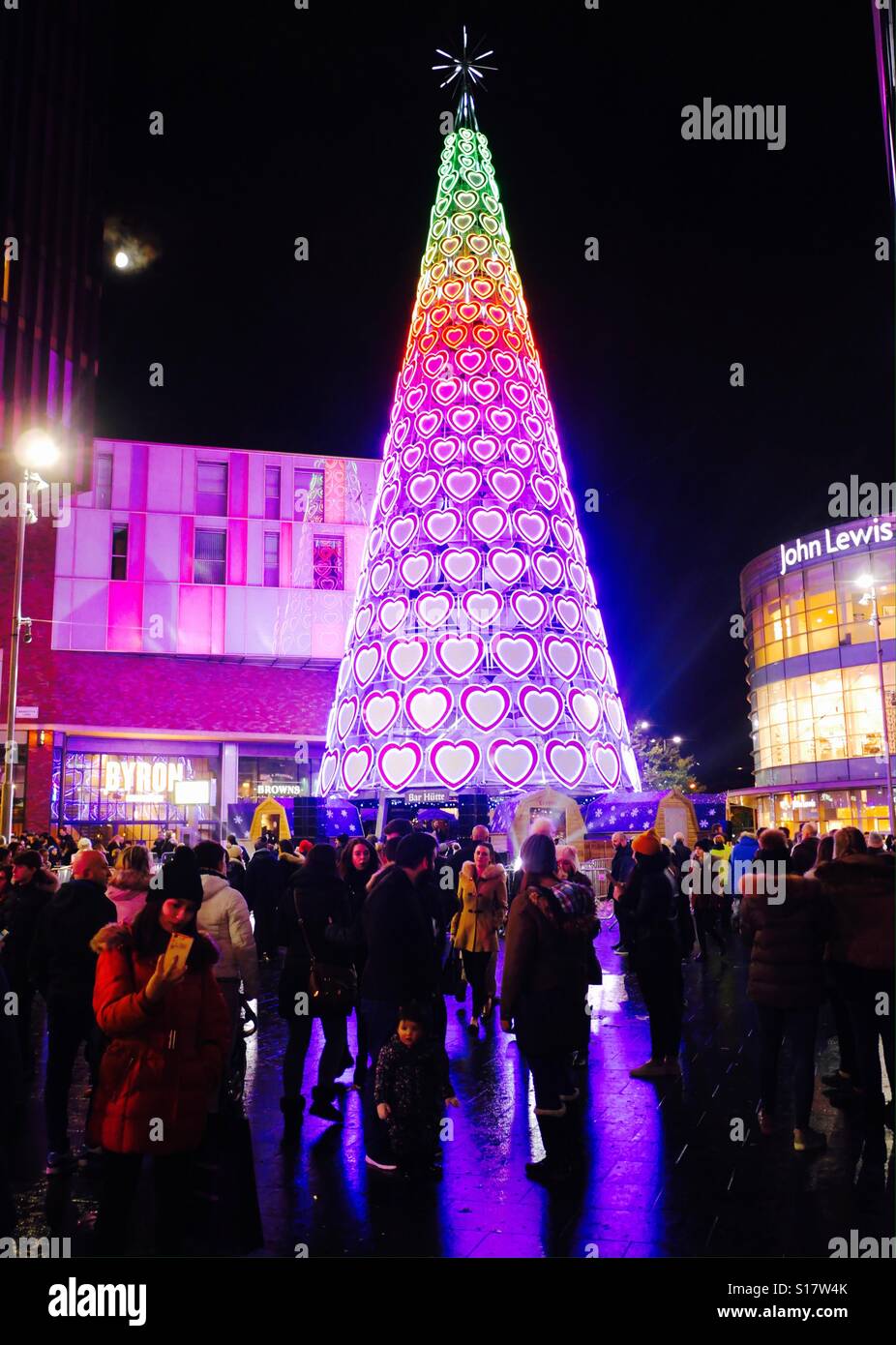 Liverpool one christmas tree hi-res stock photography and images - Alamy