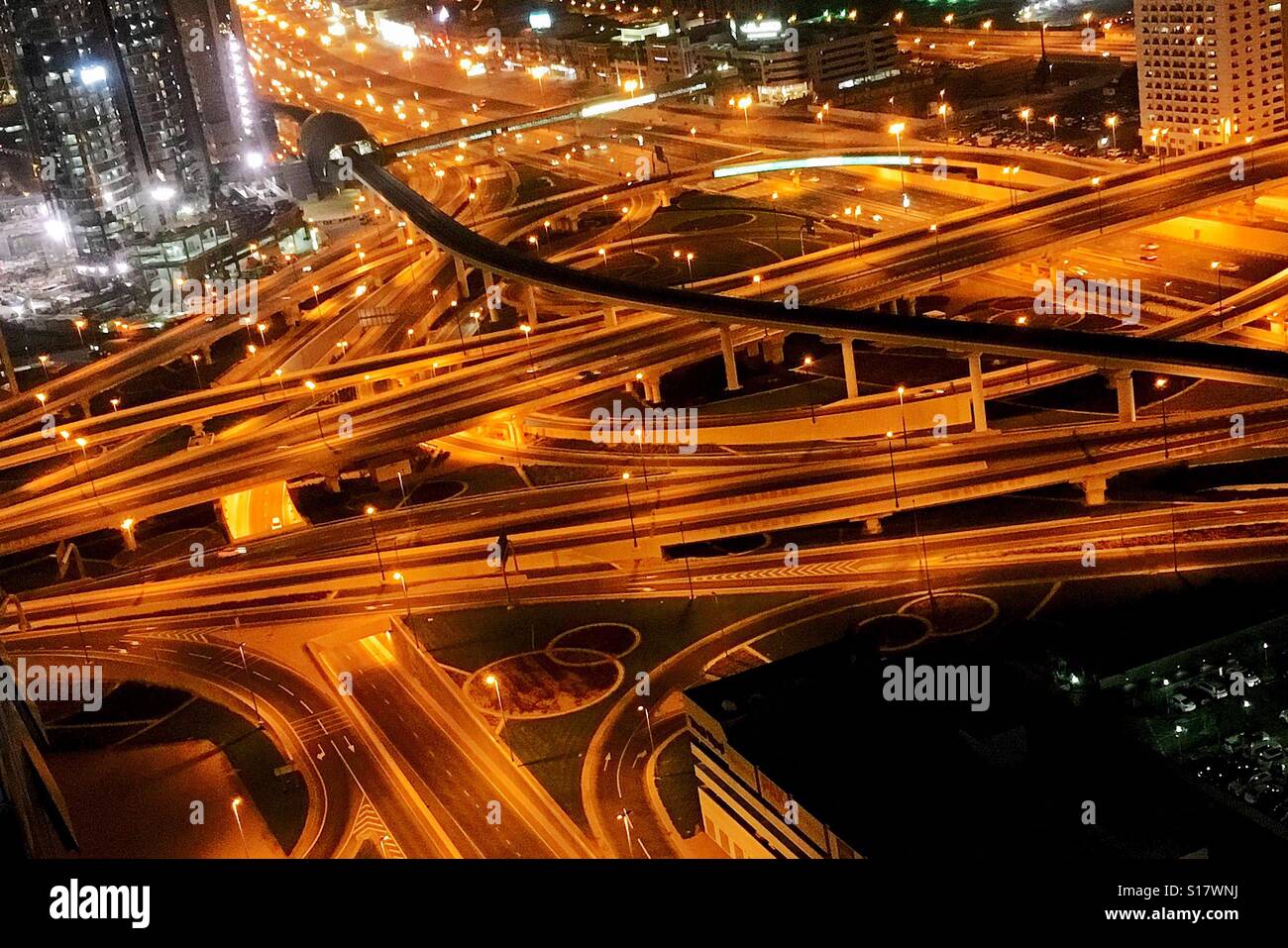 Night time highway hi-res stock photography and images - Alamy