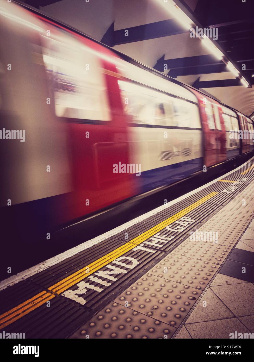 London Underground train Stock Photo - Alamy