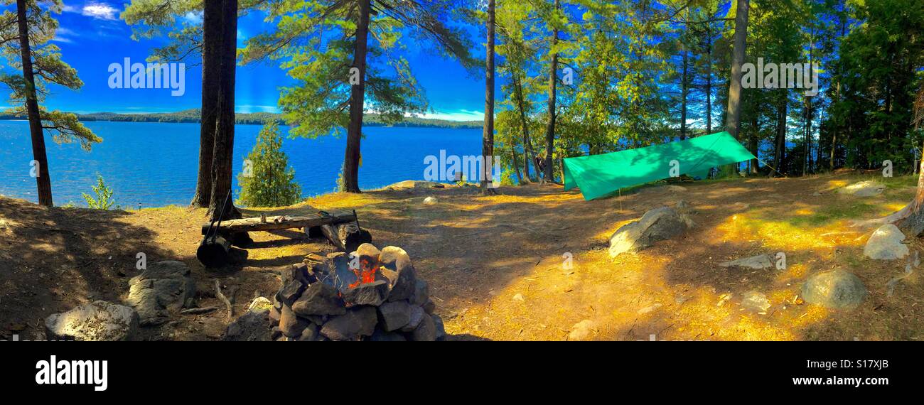 Camp panorama hi-res stock photography and images - Alamy