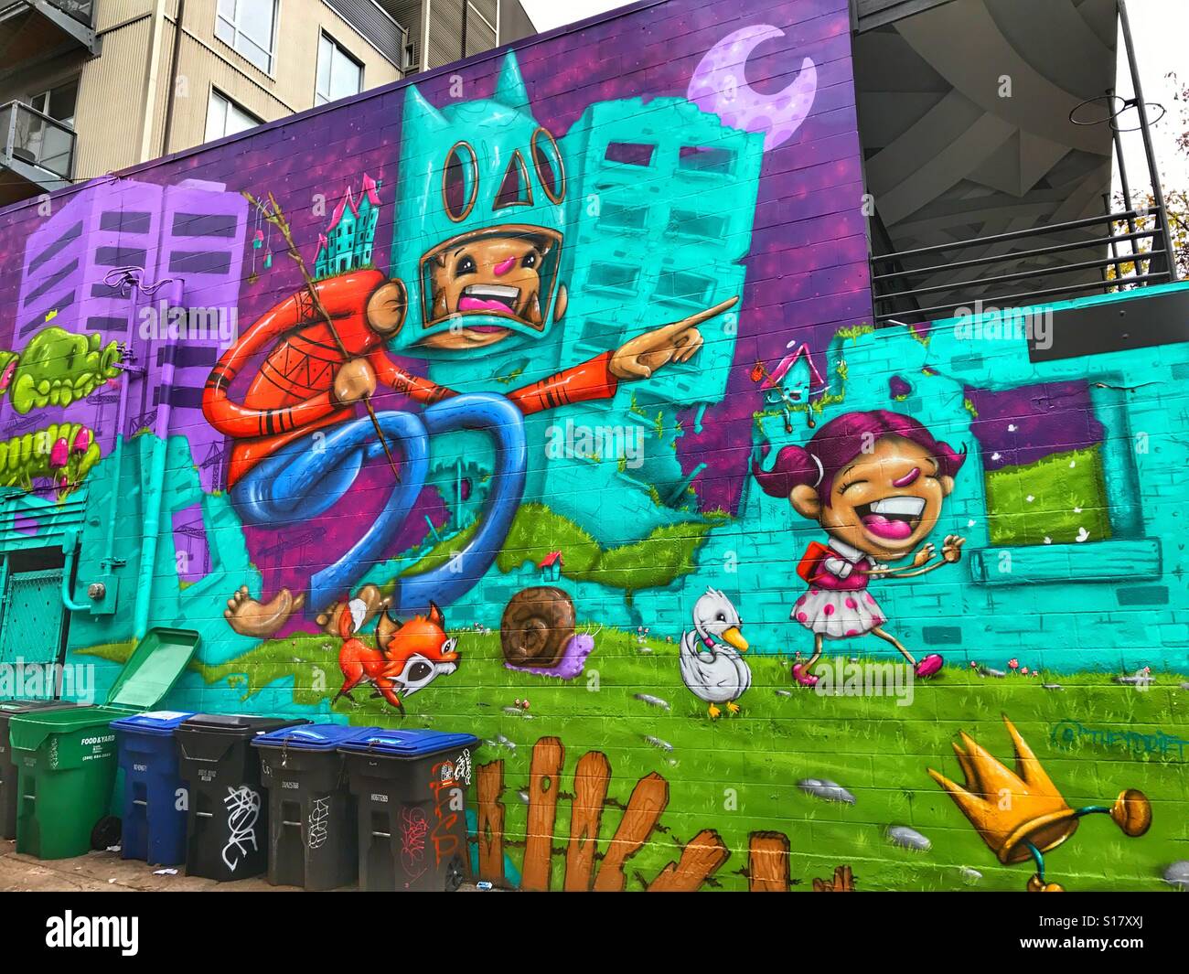 Graffiti in capital hill, Seattle, Washington Stock Photo - Alamy