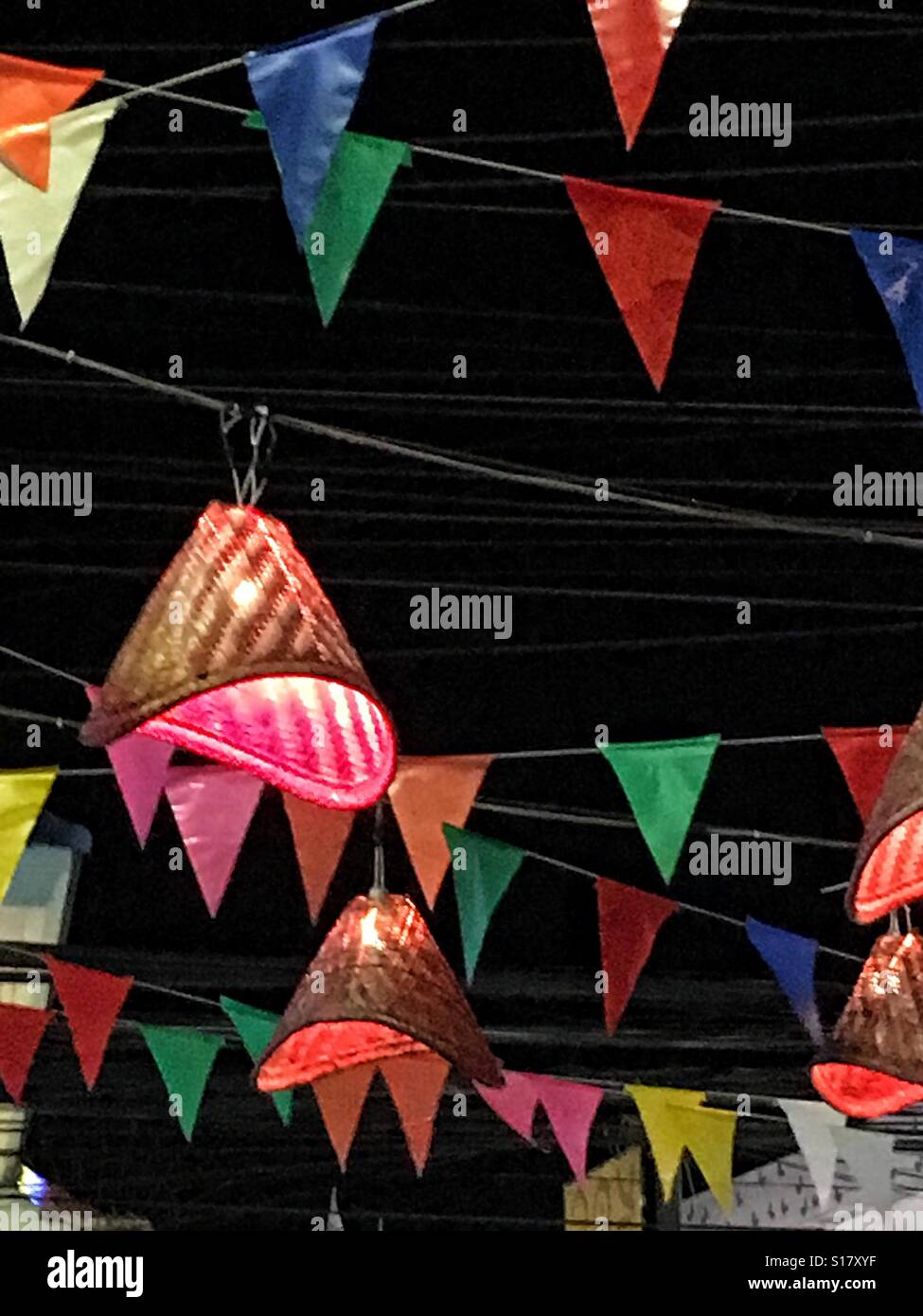 Bright colourful lights hi-res stock photography and images - Alamy