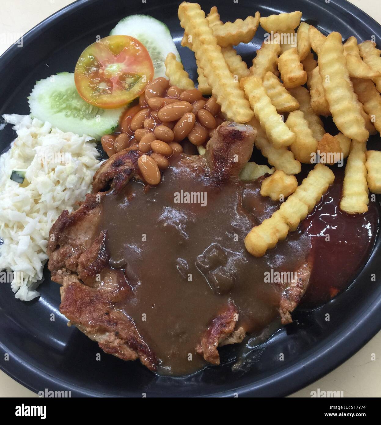 Singapore style chicken chop hi-res stock photography and images - Alamy