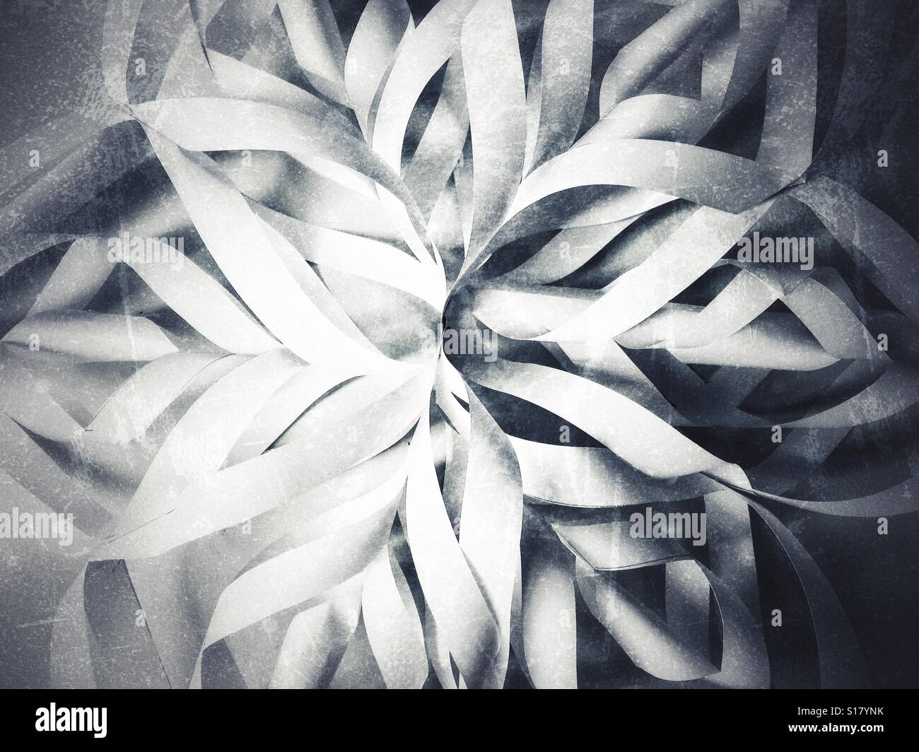 Giant paper snowflake Stock Photo - Alamy