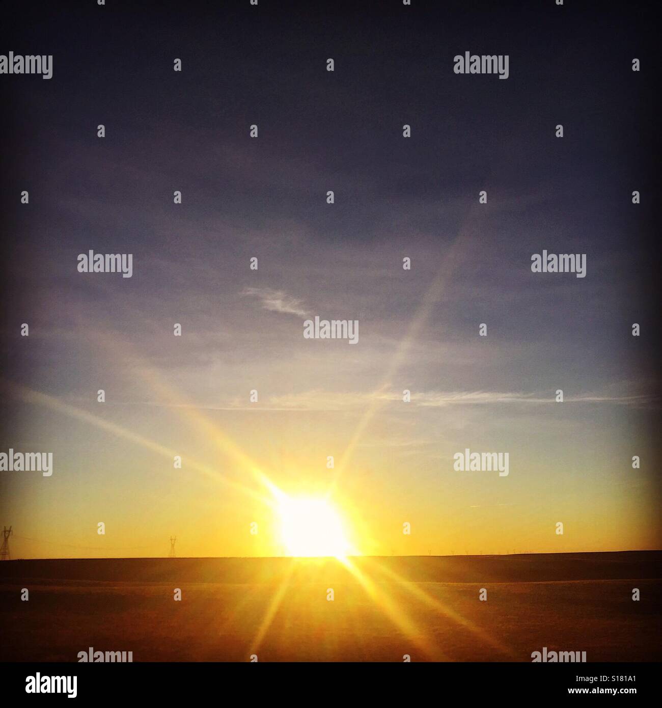 Midwest sunset hi-res stock photography and images - Alamy