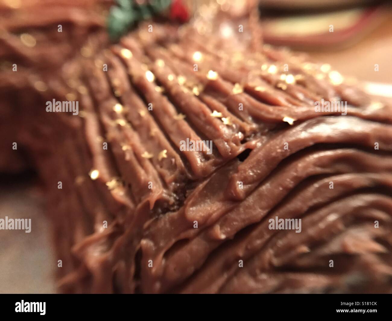 Yule log hi-res stock photography and images - Alamy