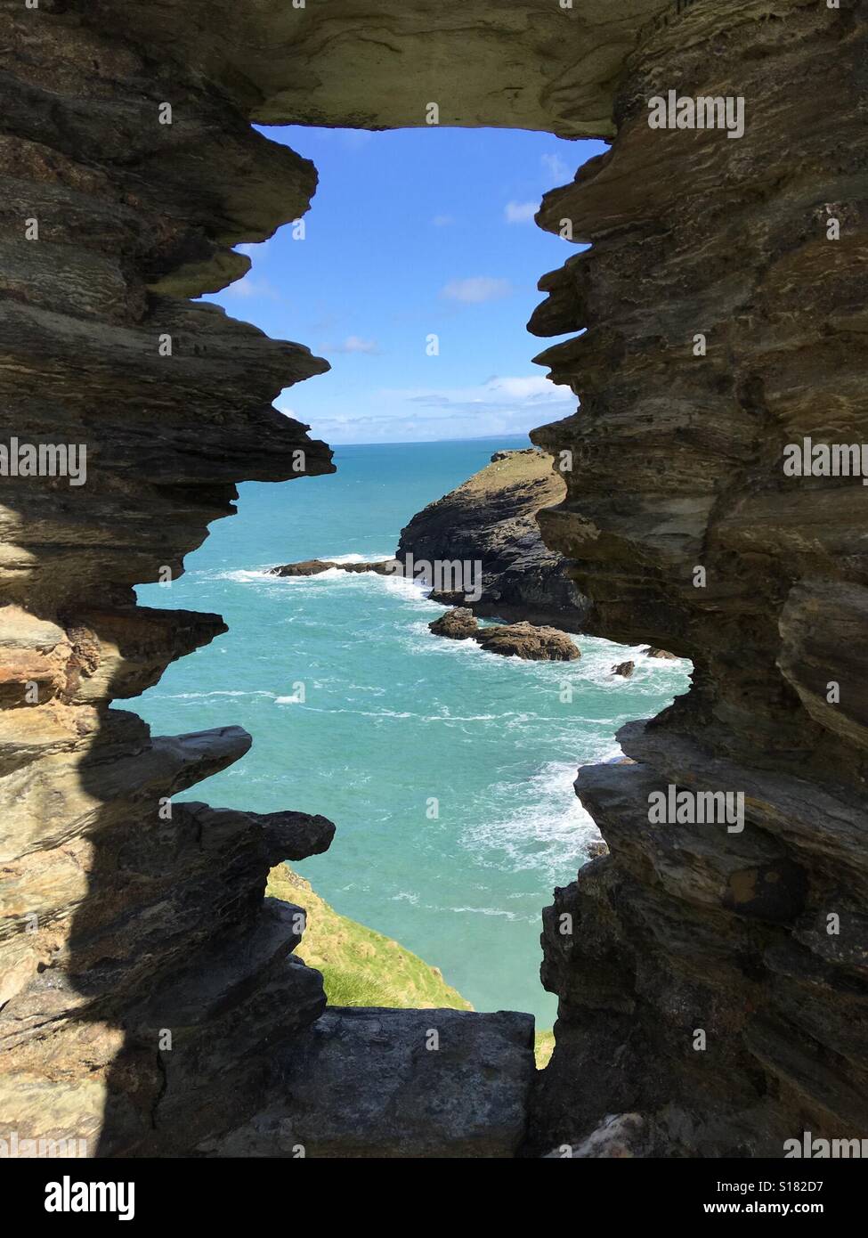 Cornwall view from window hi-res stock photography and images - Alamy