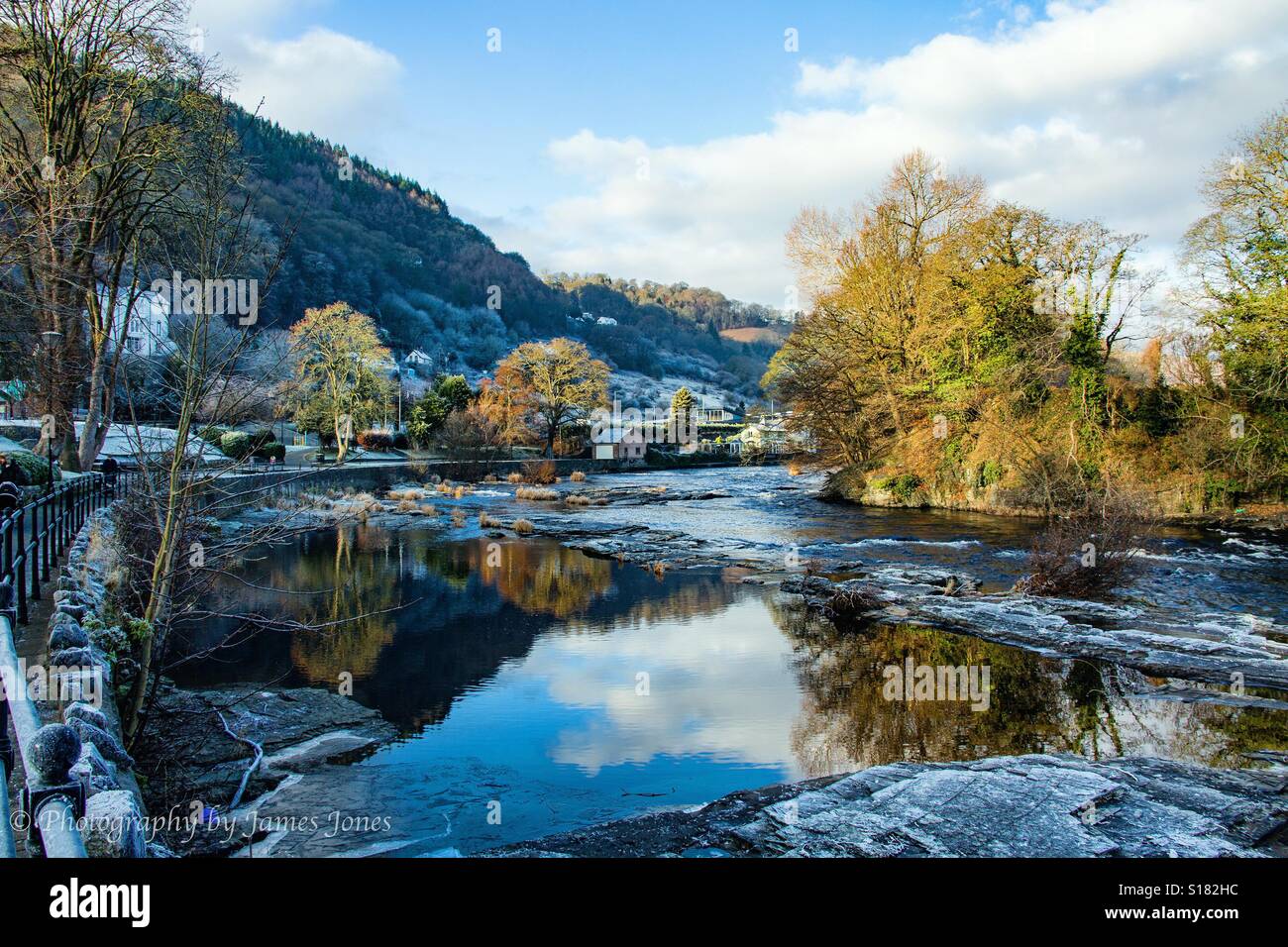 Into the Valley Stock Photo - Alamy