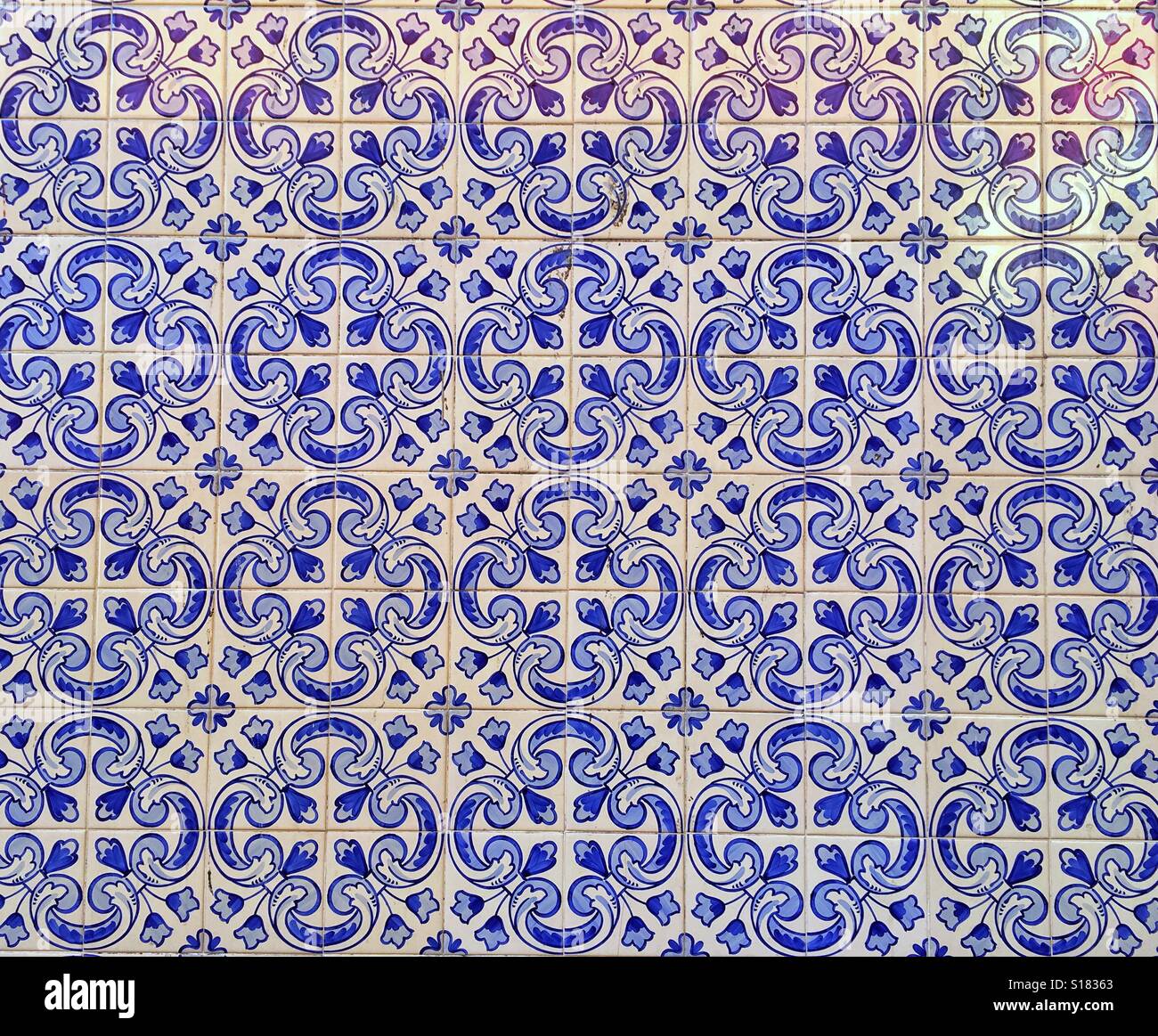Ceramic tiles called azulejo hi-res stock photography and images - Alamy