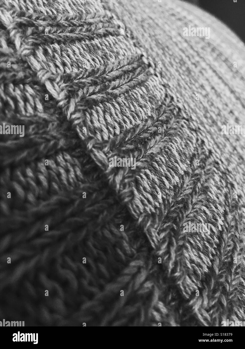 Knitted Black and White Stock Photos & Images - Alamy
