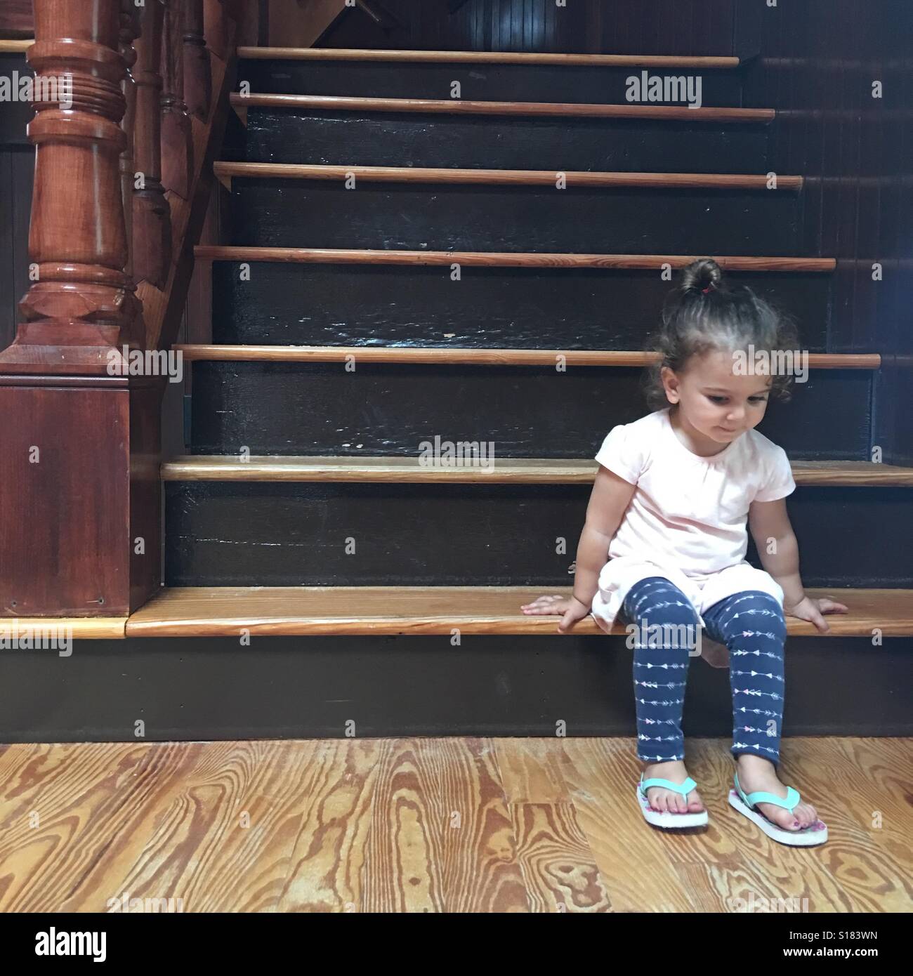 Stairs girl hi-res stock photography and images - Alamy