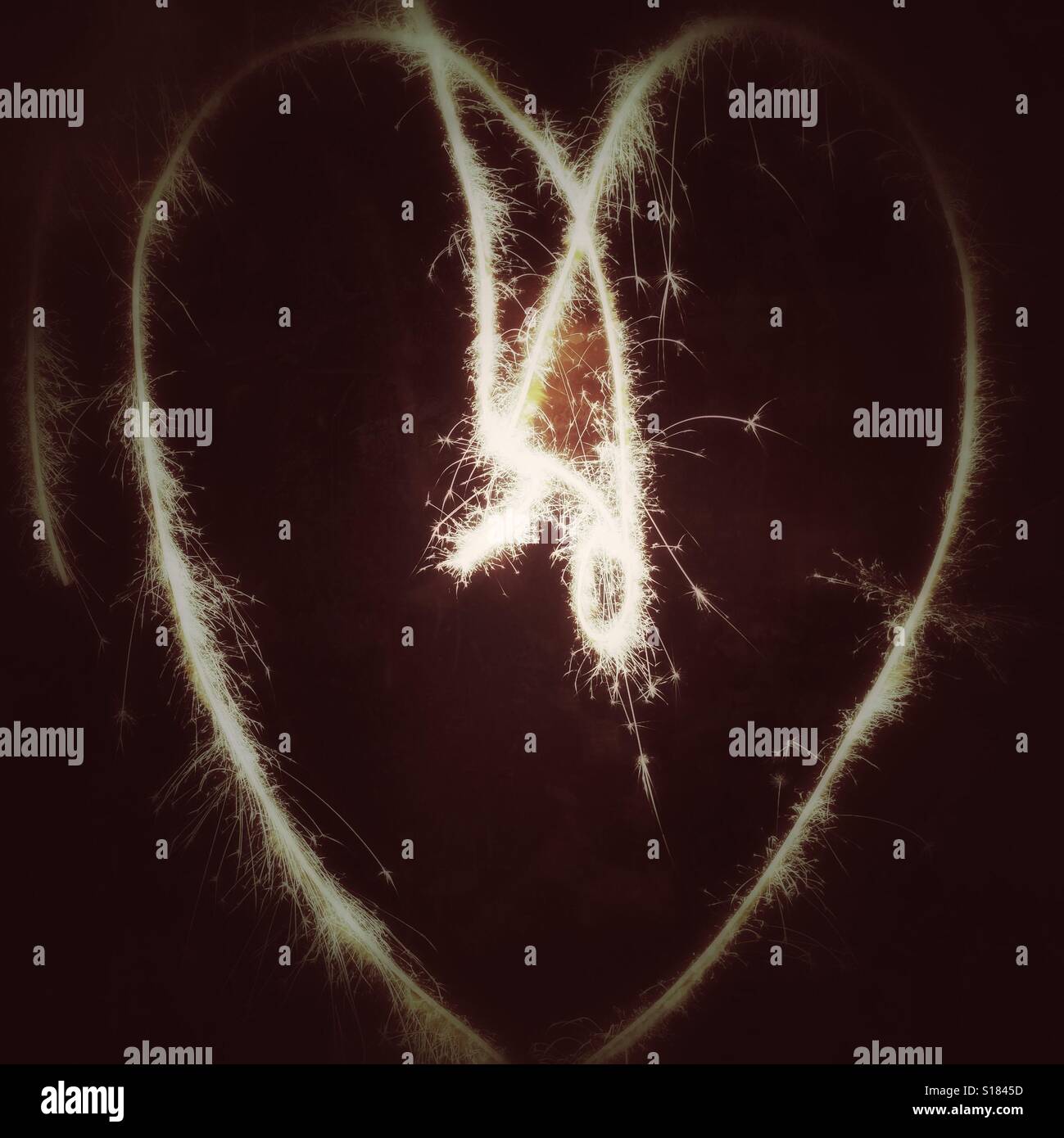 Sparkler heart hi-res stock photography and images - Alamy