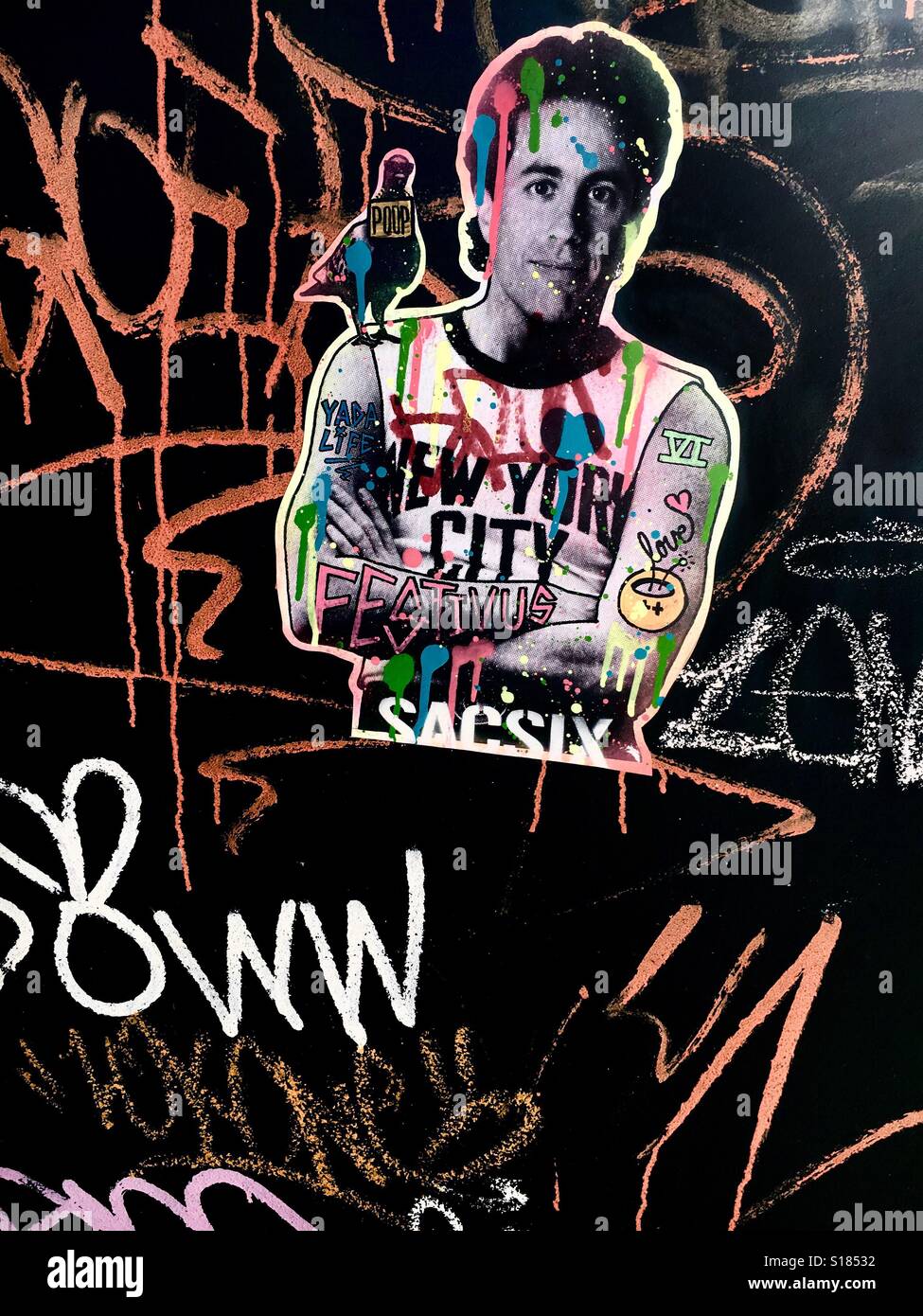 Wynwood Street Art Jerry Seinfeld Stock Photo - Alamy