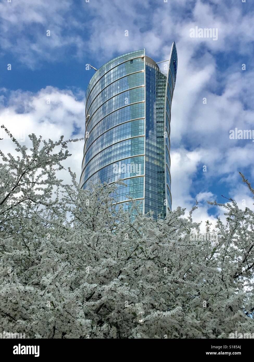 Bulding with trees hi-res stock photography and images - Alamy