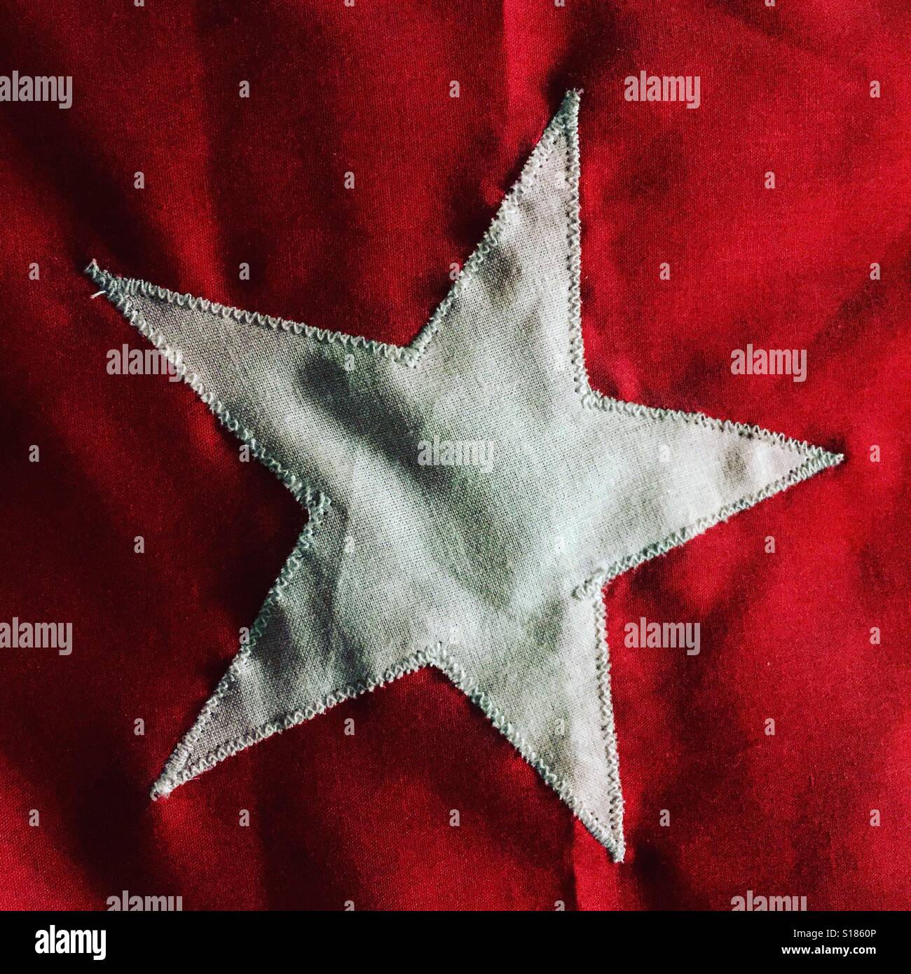 Star of flag Stock Photo - Alamy