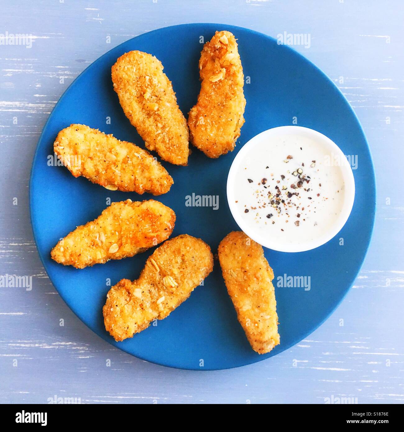 Plant based chicken strips hi-res stock photography and images - Alamy