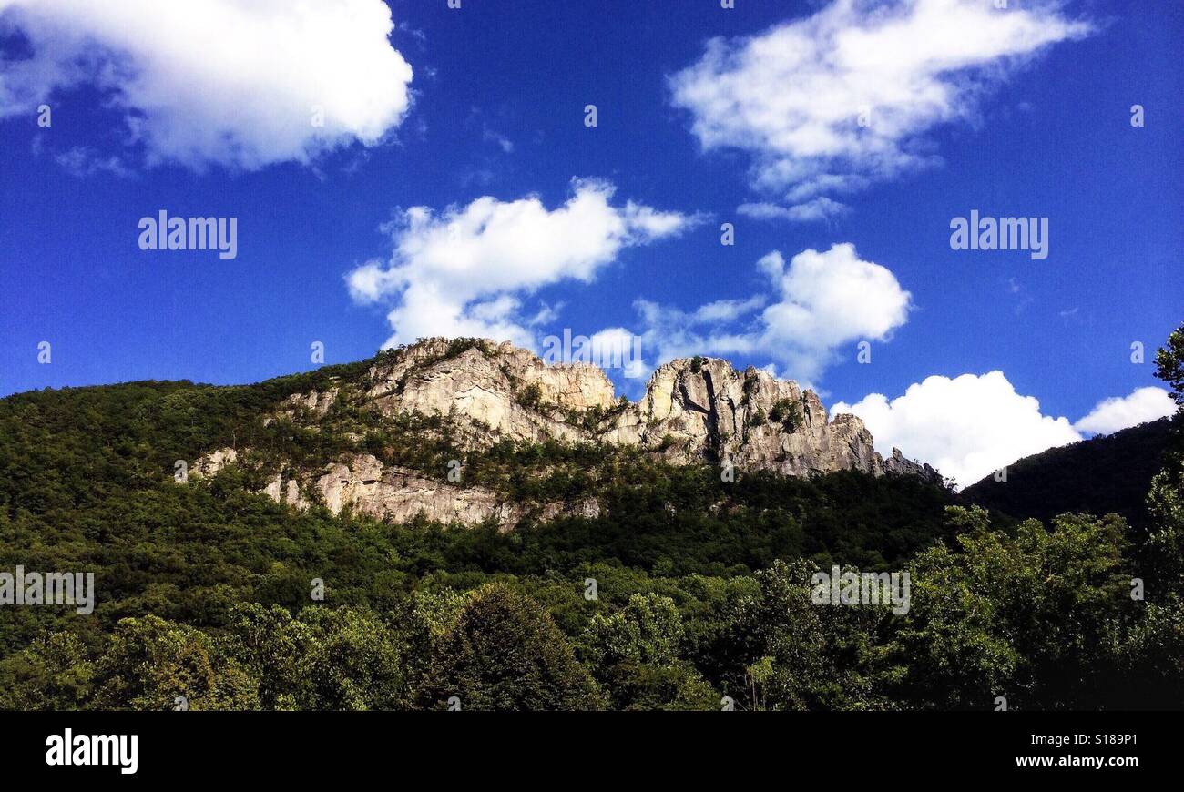 Seneca Rocks in the Mid Afternoon Stock Photo - Alamy