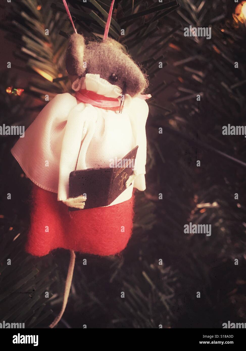 Church mouse Christmas decorations Stock Photo - Alamy