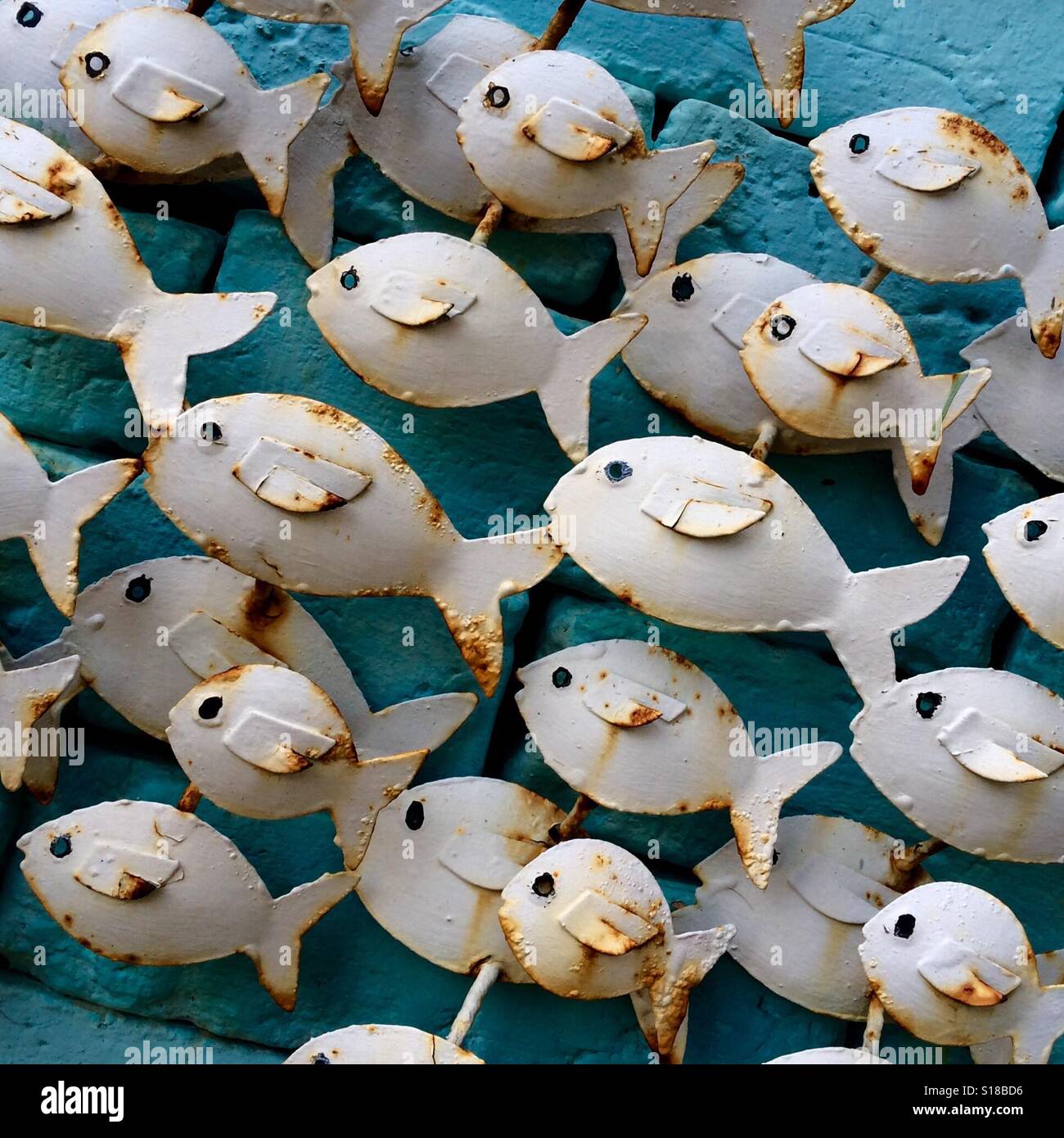 Metal fish hi-res stock photography and images - Alamy