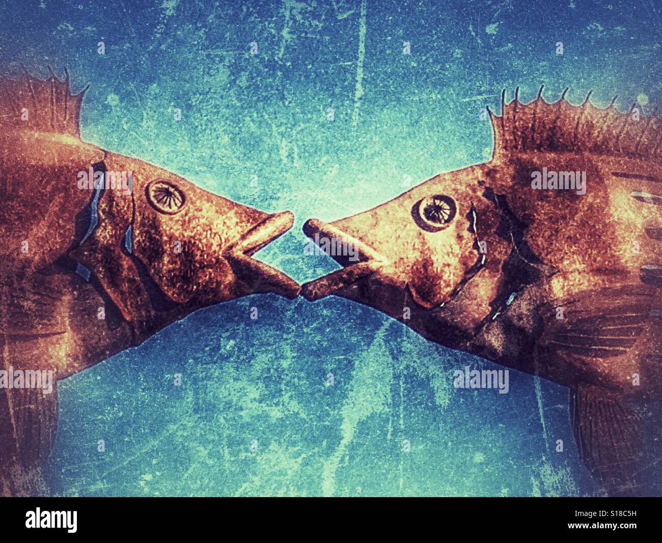 Friendship fish hi-res stock photography and images - Alamy