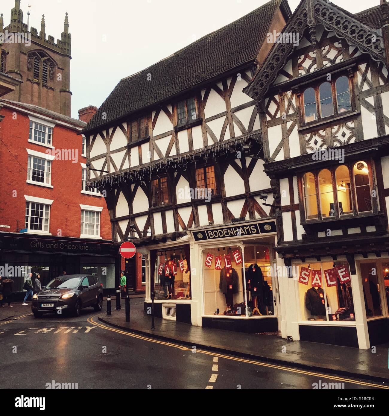 Ludlow town centre hi-res stock photography and images - Alamy