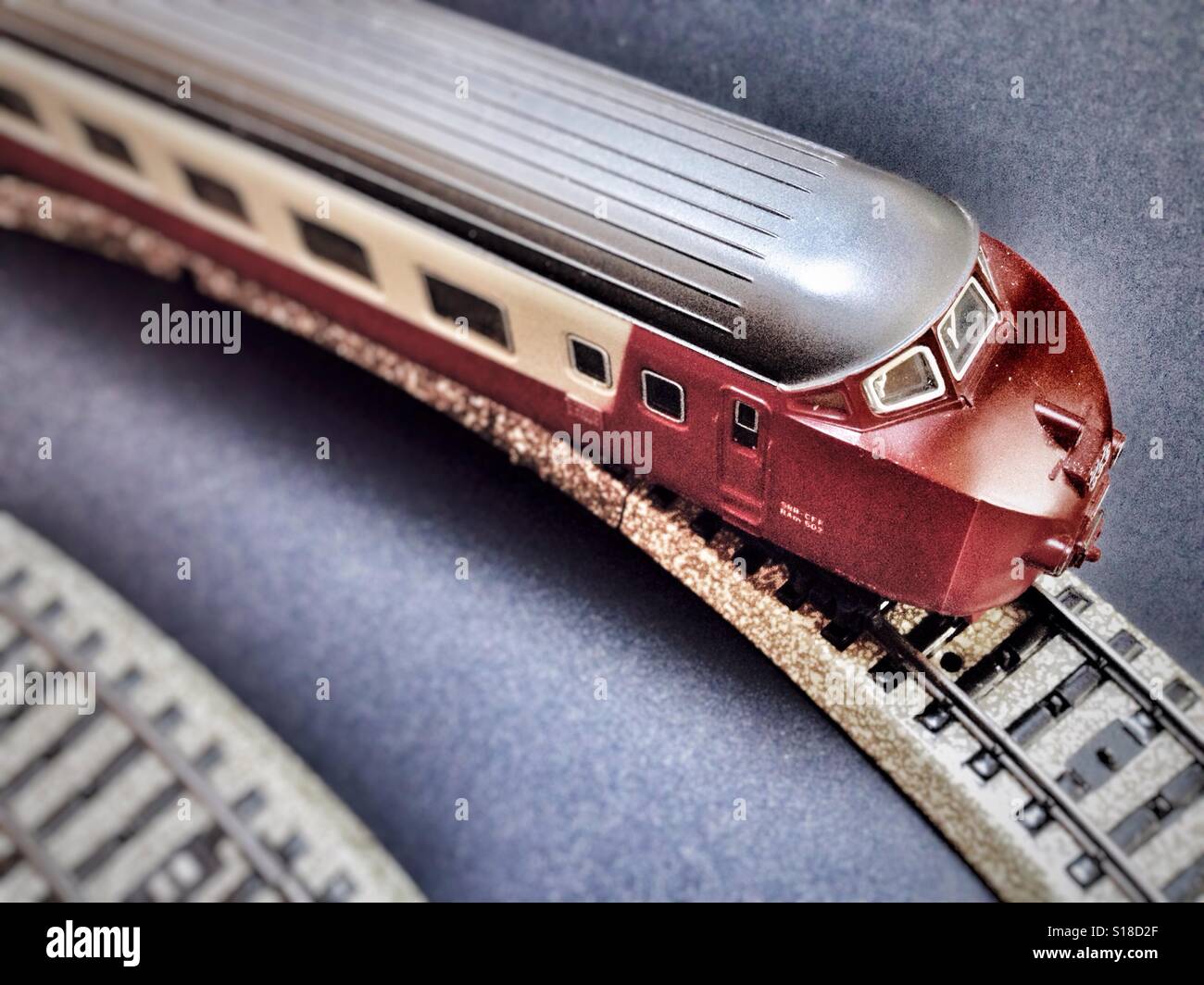 Trans Europe Express model train set Stock Photo - Alamy